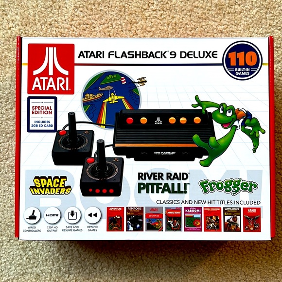 ATARI | Video Games & Consoles | Atari Flashback 9 Deluxe Game Console With Bonus Sd Card Brand ...